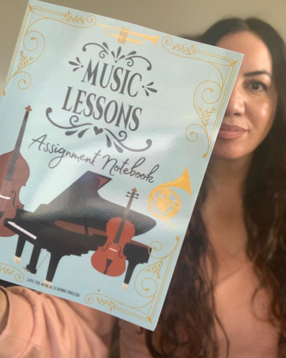 Music Lessons Assignment Notebook – 🎹 Music Theory Shop