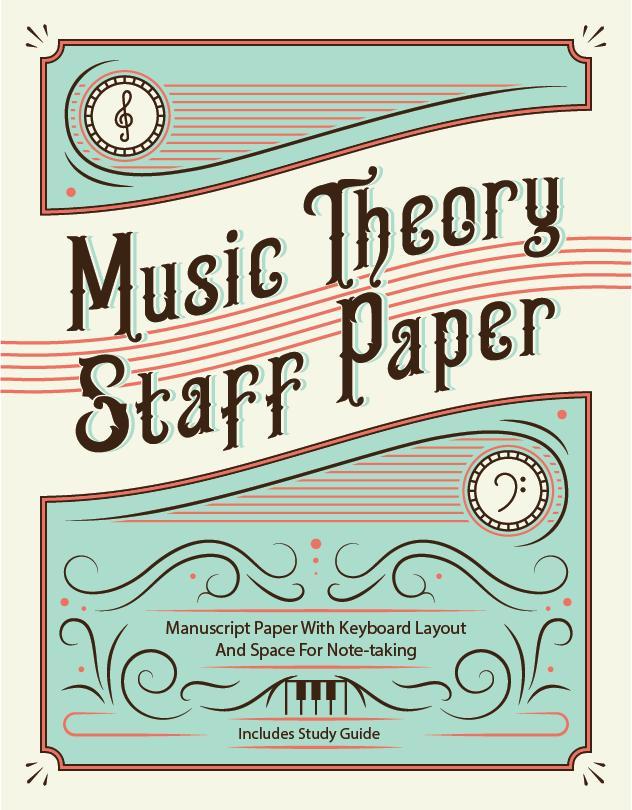 Music Practice Notebook Music Notebook: Manuscript Music Notation Paper ...